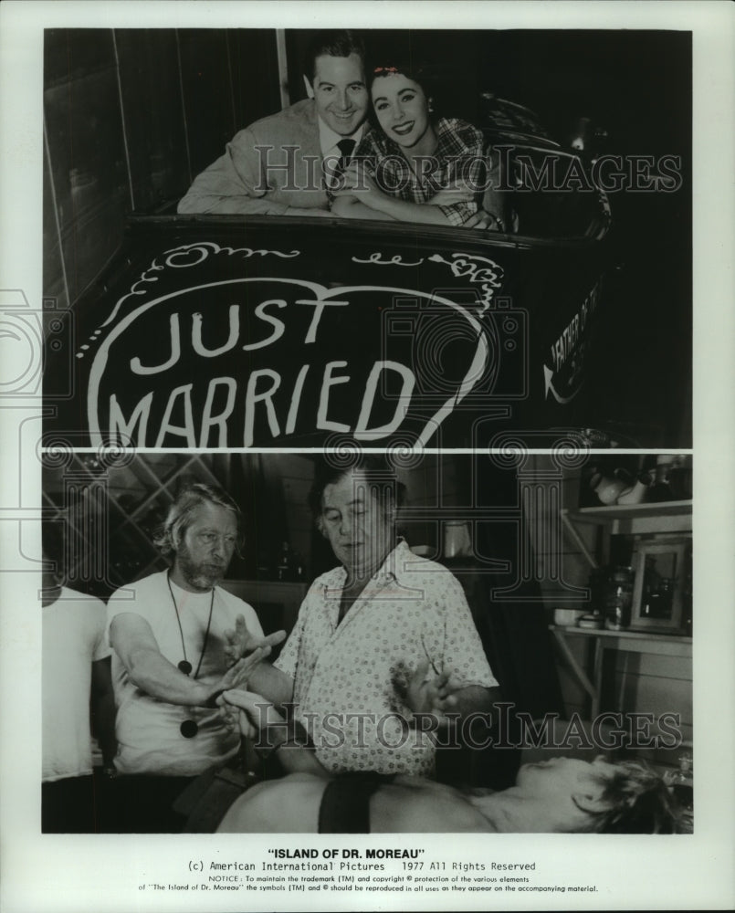 1977, Don Taylor actor-director "Island of Dr. Moreau." -Then & Now ...
