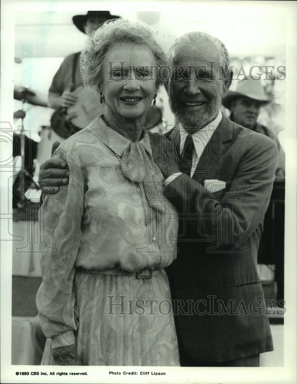 1993, Jessica Tandy and her husband, Hume Cronyn - mjp38981 - Historic ...