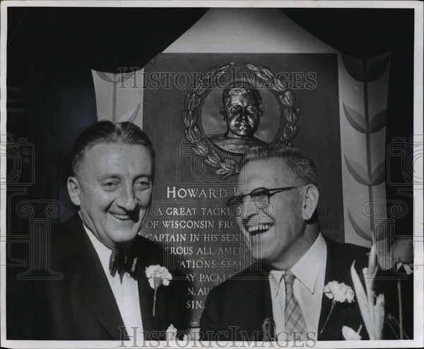 1957 Press Photo Wisconsin Hall of Fame - Cub Buck, Former Football Pl ...