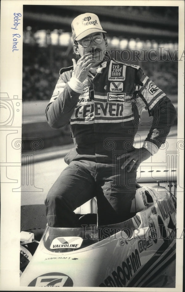 1985 Press Photo Race car driver Bobby Rahal calls Road America home ...
