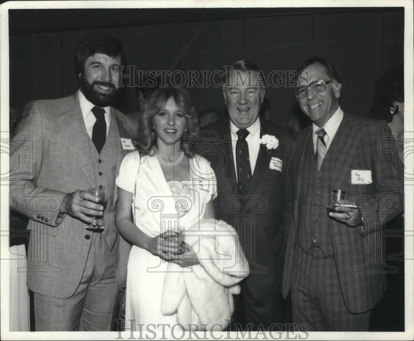 1983 Press Photo Football's Pat Curran and company - mjt08096 ...