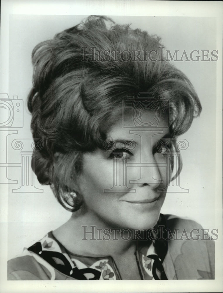 1973 Press Photo Peggy Cass co-host w/ Jack Paar in Jack Paar Tonite ...
