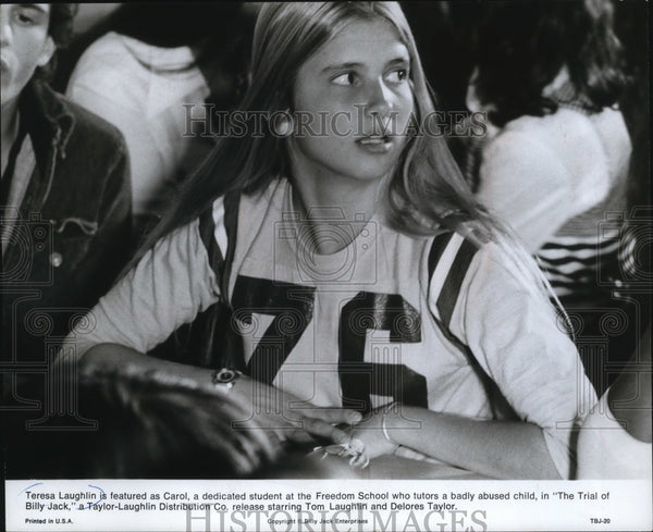 1974 Press Photo Teresa Laughlin is featured as Carol in The Trial of ...