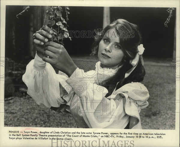 1975 Press Photo Taryn Power in The Count of Monte Cristo - mjx04006 ...