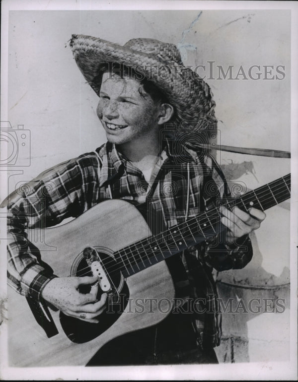 1952 Press Photo Singer Jimmy Boyd - mjx05277 - Historic Images