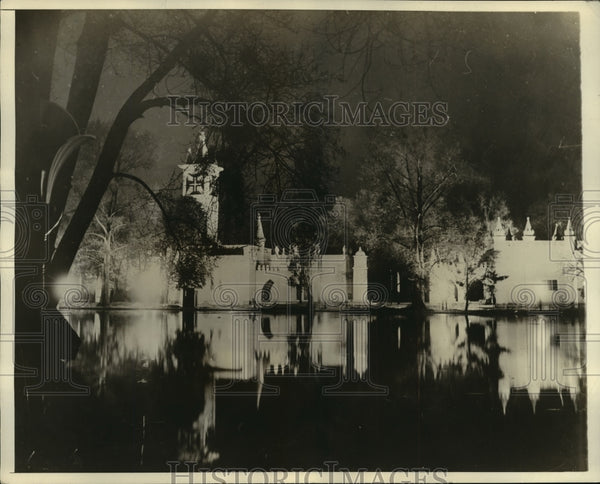 1931 Press Photo Temples of Distant Lands at French Colonial Exhibitio ...