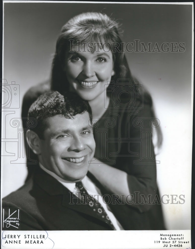 1963 Jerry Stiller and Anne Meara. - Historic Images