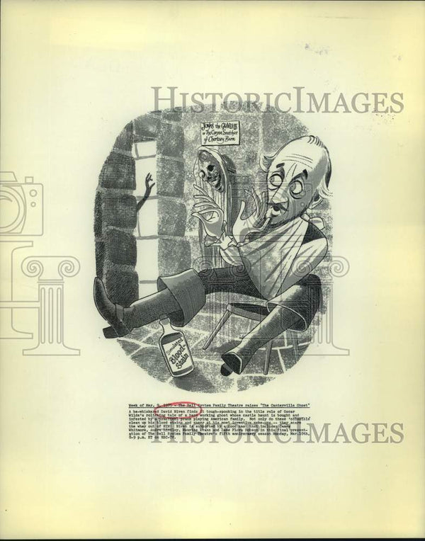 1975 Poster for 'The Canterville Ghost" starring David Niven - Historic ...