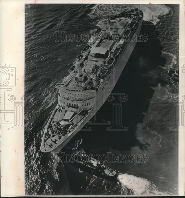 1964 Press Photo A file photo of the Israeli passenger ship Shalom - m ...