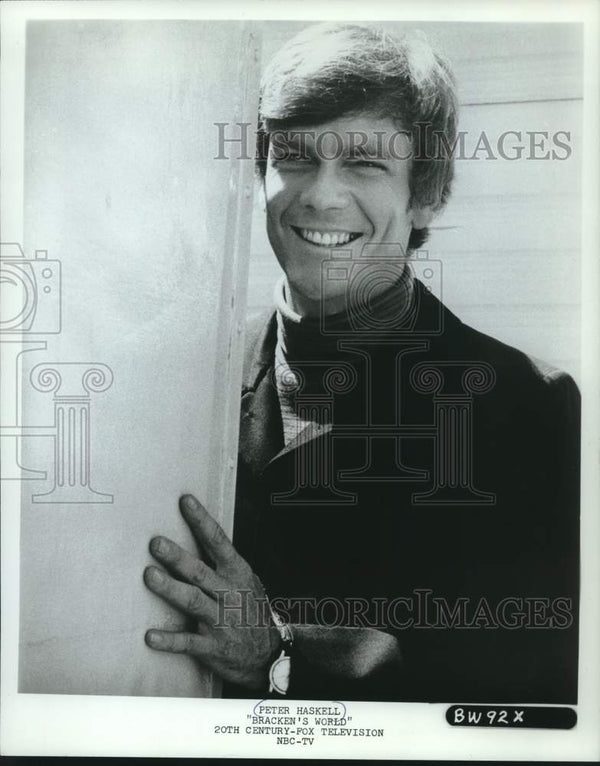 1971 Press Photo Actor Peter Haskell in "Bracken's World" - mjx74464 ...