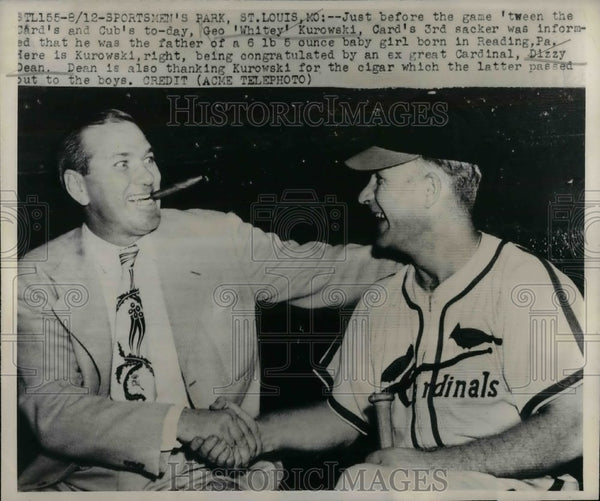 1947 St. Louis Cardinals Geo Whitey Kurowski - Historic Images