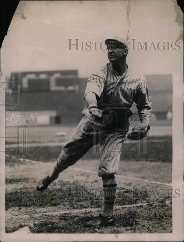 1932 Press Photo Clinton Blume , Colgate College baseball - Historic Images