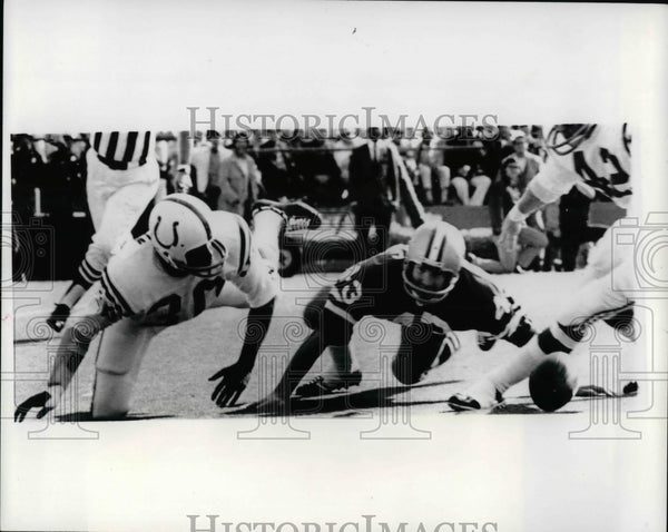 1971 Baltimore Colts Ron Gardin Dallas Cowboys Safety Cliff Harris ...