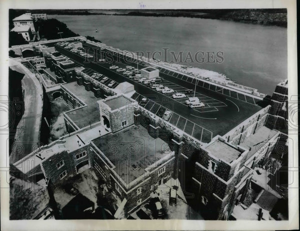 1959 Press Photo Air View Of Top Of Thayer Hall After Reconstruction ...