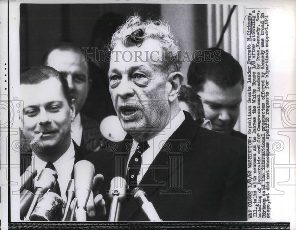 1962 Republican Senate Leader Senator Everett Dirksen of Illinois ...