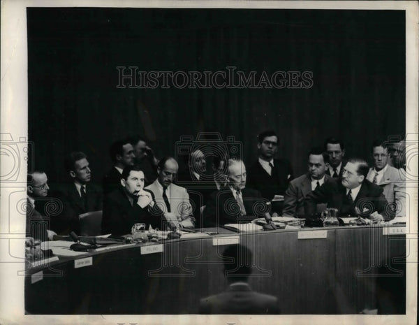 1946 Press Photo US at UN Herschel Johnson, Soviet A Gromyko, UK,Cadog ...