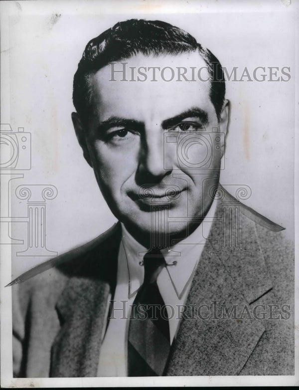 1956 Ted Mack host of Original Amateur Hour on radio and television ...