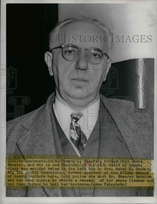 1949 Former Ohio State Senator Howard Shearer - Historic Images