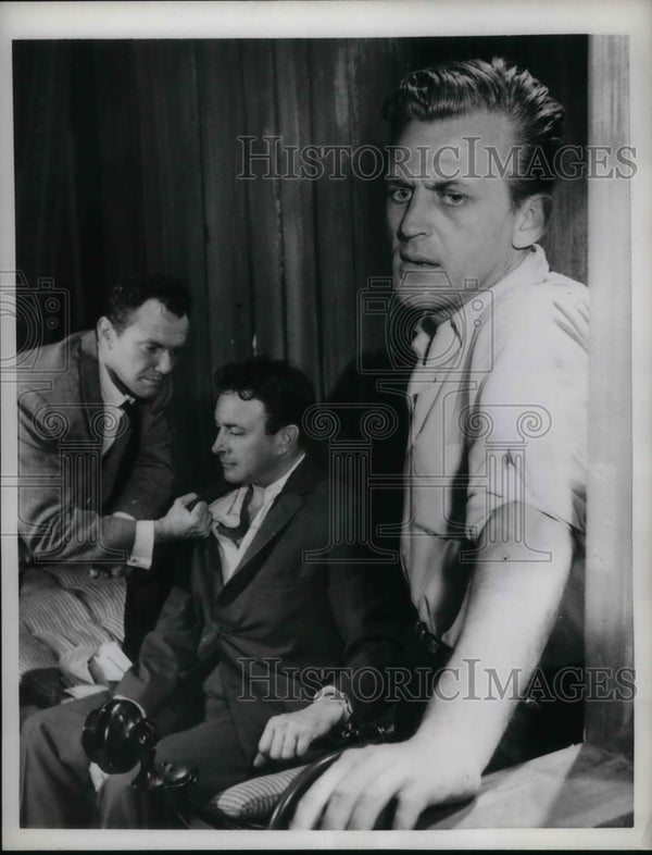 1958 Press Photo James Vickery,John Kellogg,A Powell "Kidnap Story ...