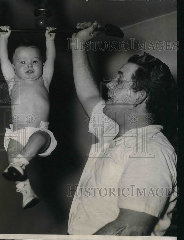 1947 Robert Becker & his father Kenneth Becker - Historic Images