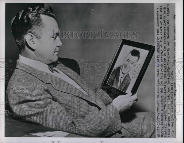 1954 Duffy Daugherty, Michigan State, Murray Warmath, Football ...