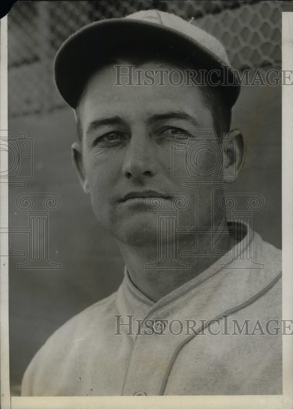 1930 Press Photo William "Bill" Shores of Philadelphia Athletics ...