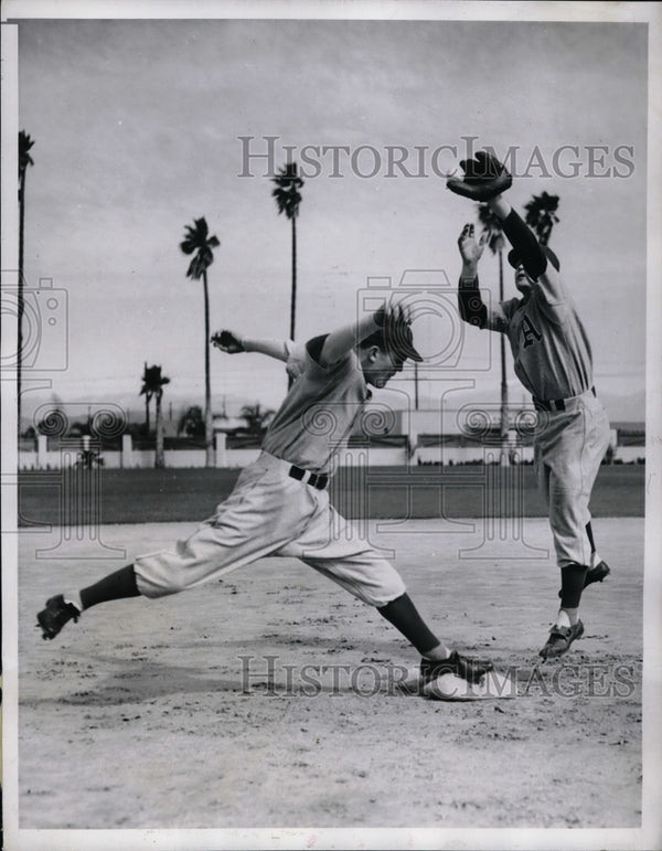 1940 Pitcher Pete Mitchell Ben McCoy Philadelphia Athletics - Historic ...