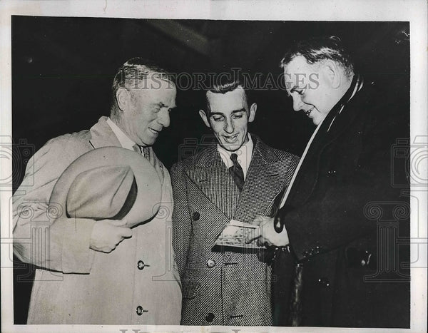 1934 Press Photo J. McCullum Smith, H.K. Watson Sir Hal P. Colebatch ...