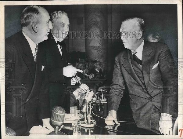 1951 Secretary of Defense George Marshall, Sen. Richard Russell ...