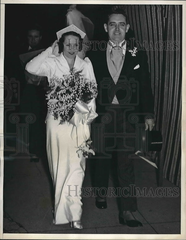 1937 Presidential Bodyguard Thomas Quarles Marries Arlene Eade ...