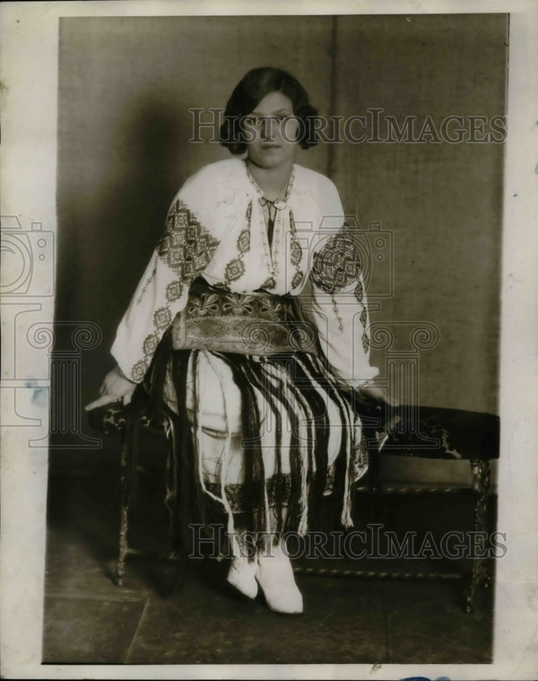 1929 Miss Anna Dejan from Rumania - Historic Images
