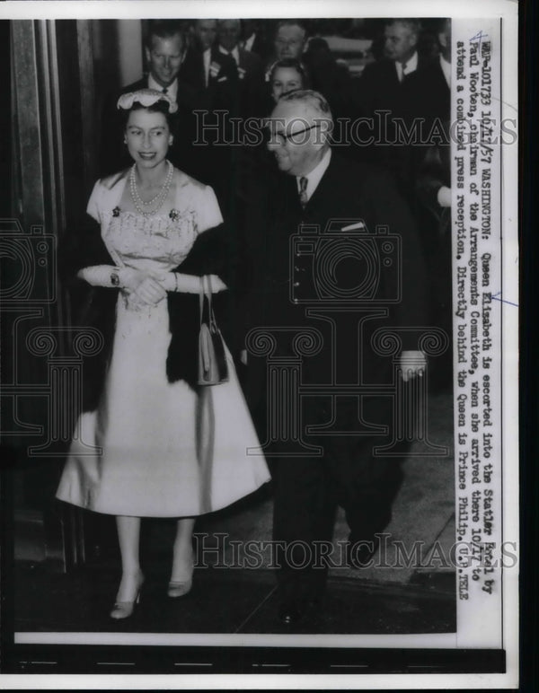 1957 Queen Elizabeth Paul Wooten Prince Phillip Washington Visit ...