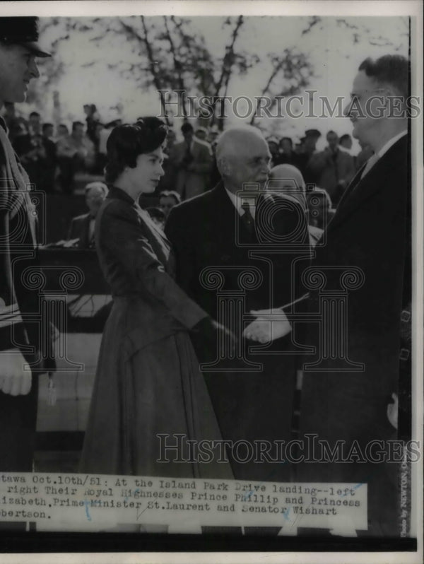 1951 Prince Phillip Princess Elizabeth Island Park Drive Canada ...