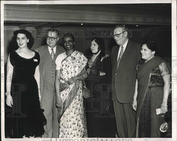 1950 Dr. Madge Guiness, Dr. E. Sharp Dr. Elmer Hendersen, - Historic Images