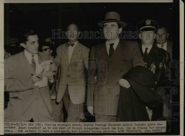 1951 Deputy Foreign Minister Andrei Gromyko and the rest of the ...