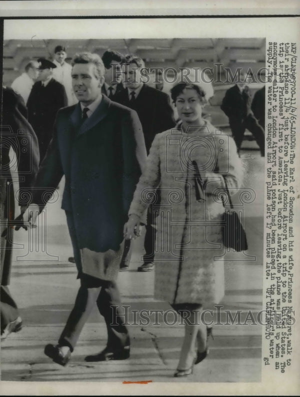 1965 Earl Of Snowden Princess Margaret England Royalty - Historic Images