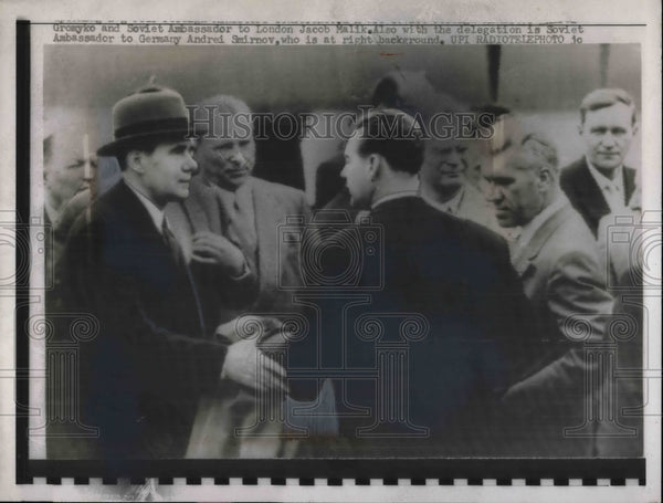 1959 Gromyko, Jacob Malik Soviet Ambassador, Andrei Smirnov, Germany ...