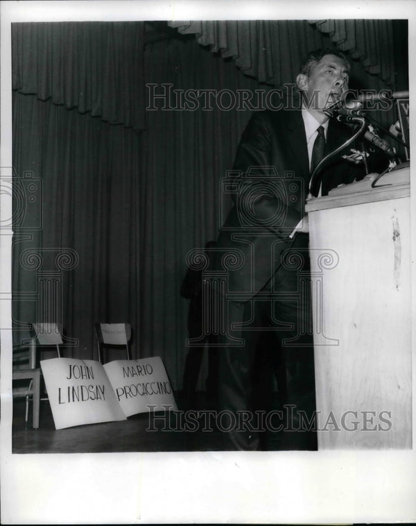 1969 Republican Mayor John Marchi East Harlem New York - Historic Images
