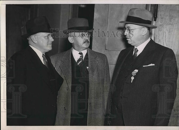 1937 master brewers Herman Rosenbusch, H. A. Schmid, Carl Fuchs ...