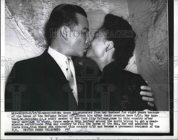 1956 Grace Li is Reunited with Husband Dr. Pei-Chao Li of NYCC ...