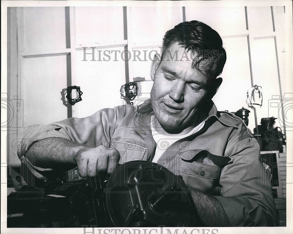 1960 Kenneth Beal, Oklahoma State Tech Student in Wheelchair - Historic ...