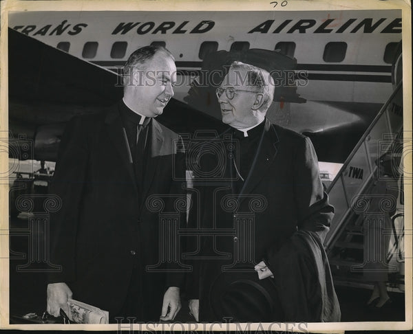 1958 Cardinal James McIntyre & Cardinal Spellman's Secretary - Historic ...