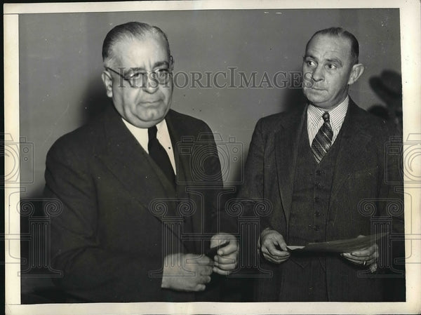 1937 County Clerk Albert Marinelli in his office - nea84041 - Historic ...