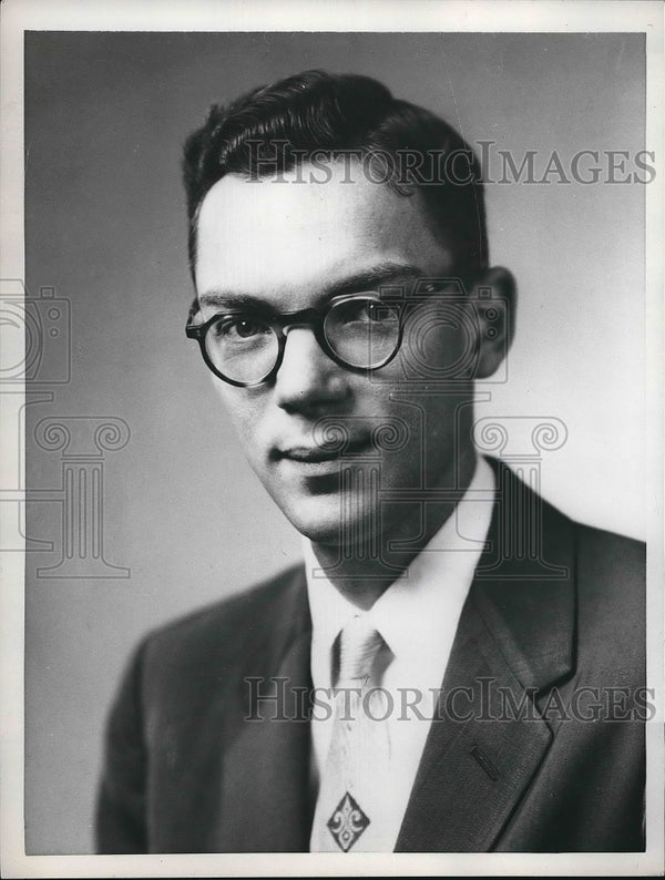 1959 Press Photo Dr. William Small associate secy. for translations ...