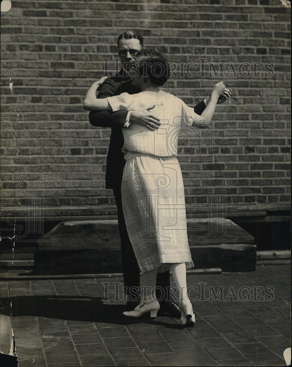 1922 Miss Edna Passapae, instructor, partner, Victor Christensen ...