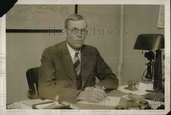 1928 Major William L. Peake, superintendent District Jail - Historic Images