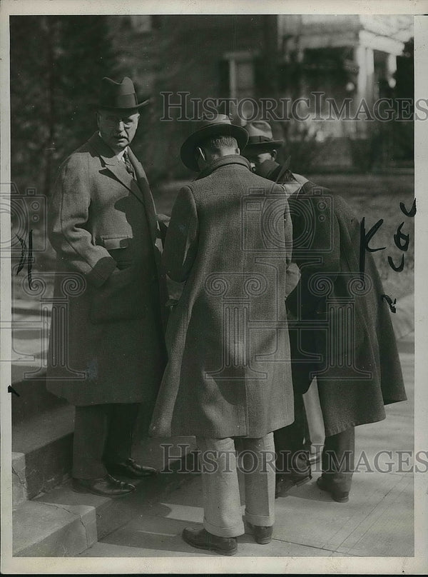 1930 Press Photo Dr. Francis Hagner Gives Report On William Taft's Con ...
