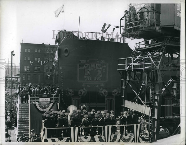 1943 The Marie gets christened with 3 other ships in Lander Ontario ...