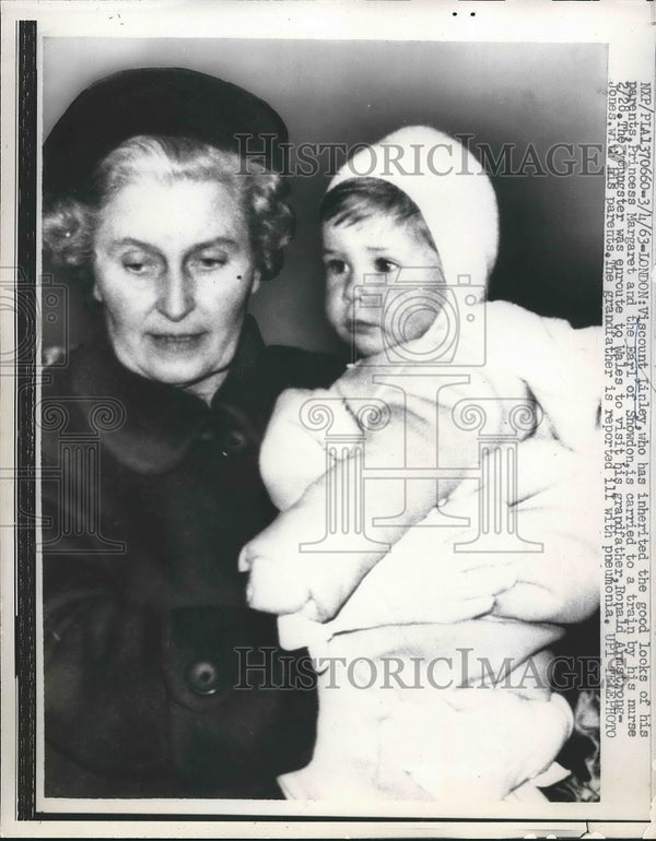 1963 Viscount Linley Son Of Princess Margaret Earl Of Snowden London ...