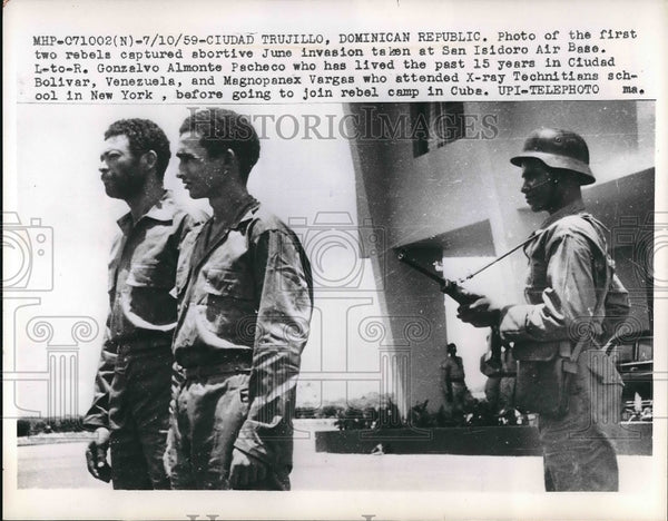 1959 Rebels Captured in Dominican Republi - Historic Images